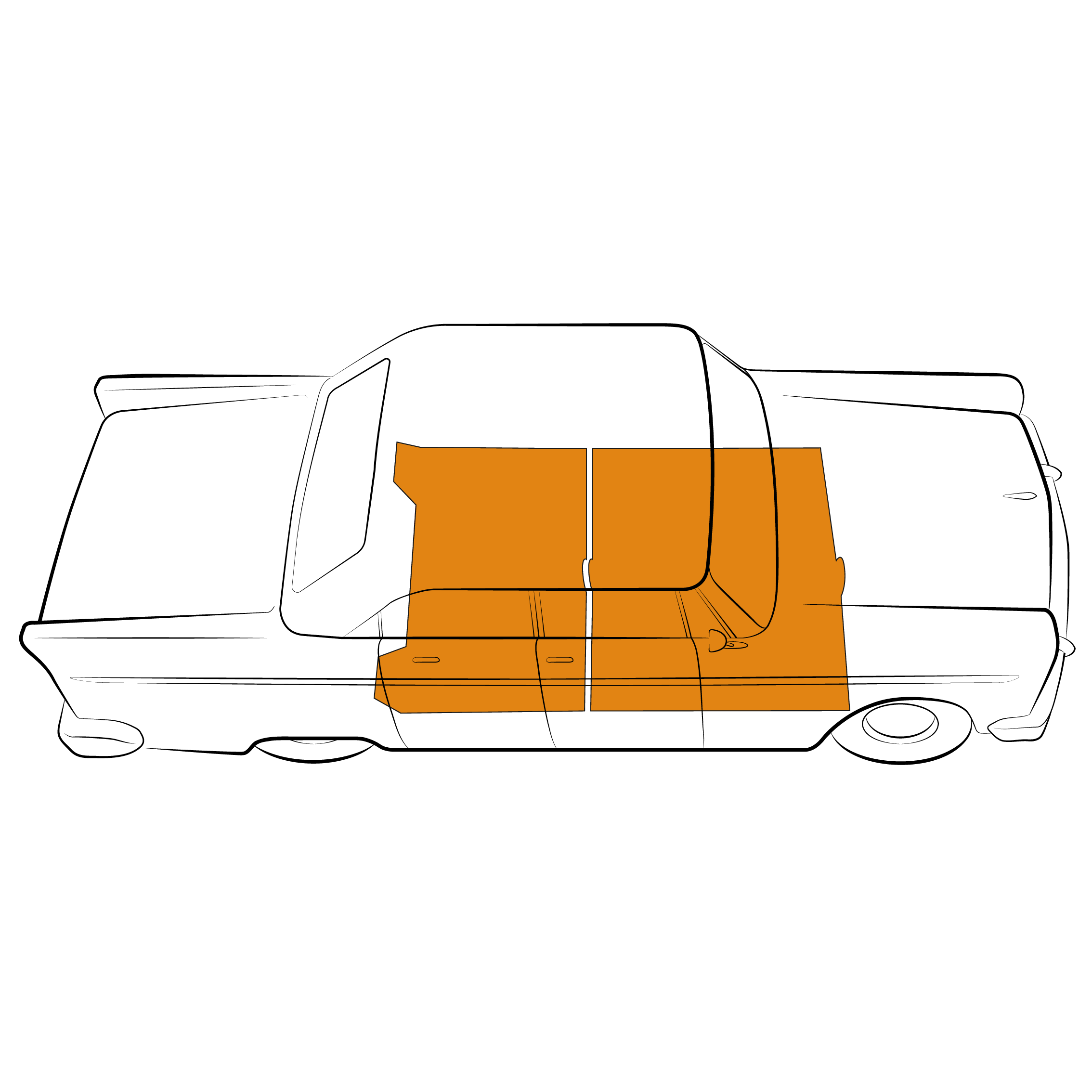 1984-94 Ford Tempo Front and Rear Auto Carpet Kit – Newark Auto