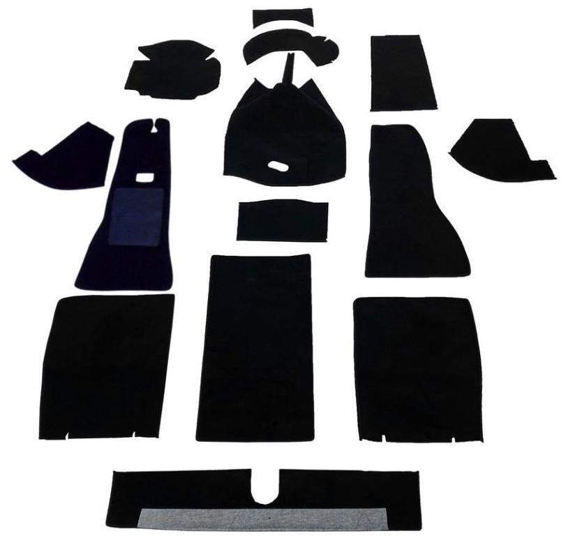 1954-55 MG TF with Flat Floor Complete Interior Auto Carpet Kit ...