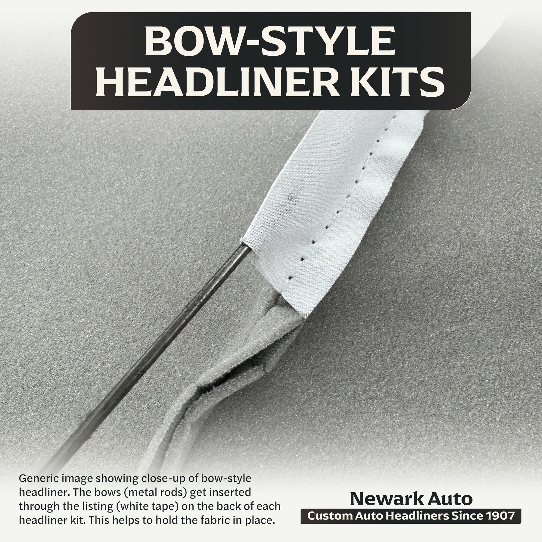 1937-38 Chevrolet Master Deluxe 2Dr Sedan Bow Style Auto Headliner